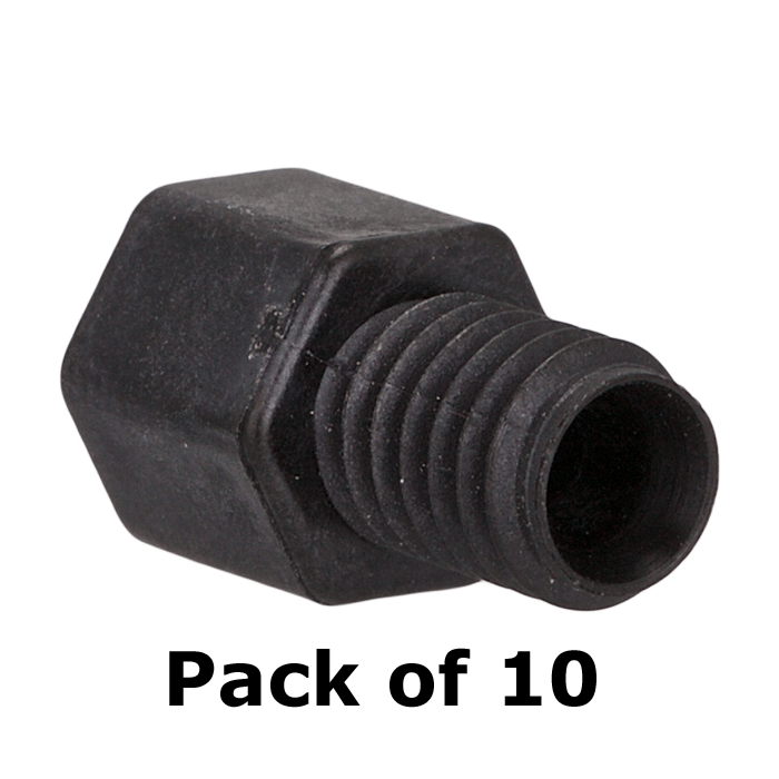 Tubing Connector Fittings, Low Pressure, 2 mm, Carbon PEEK Endure, Bla ...
